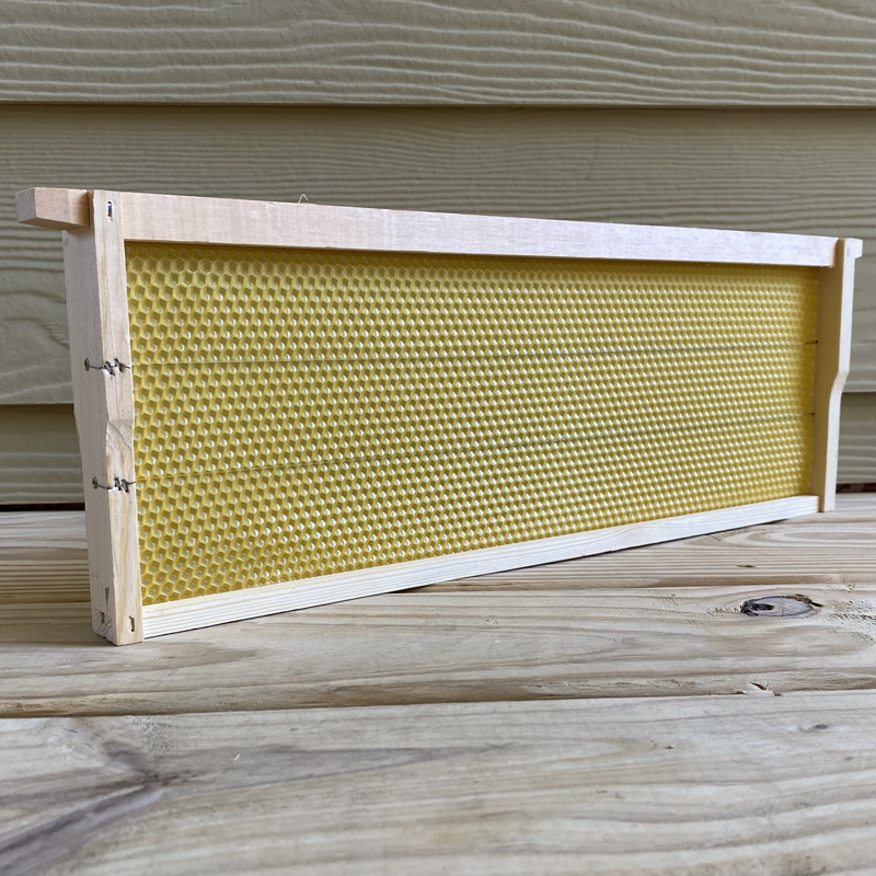Bee Frames - Medium Size, Assembled, Wired, with Beeswax Foundation ...